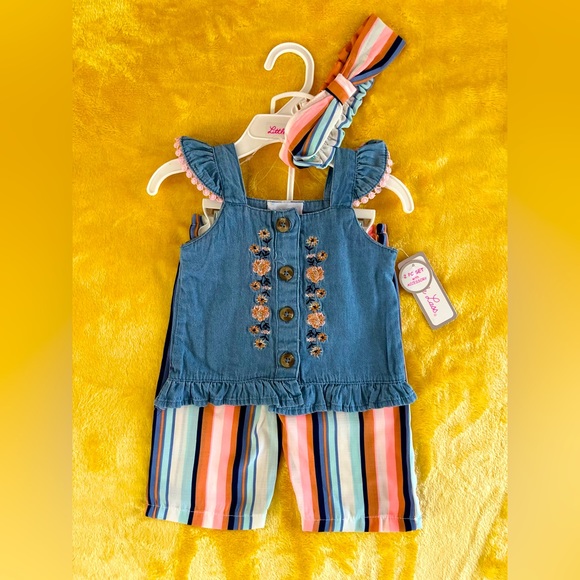 Little Lass | Matching Sets | New Baby Girl 3 Pc Outfit | Poshmark